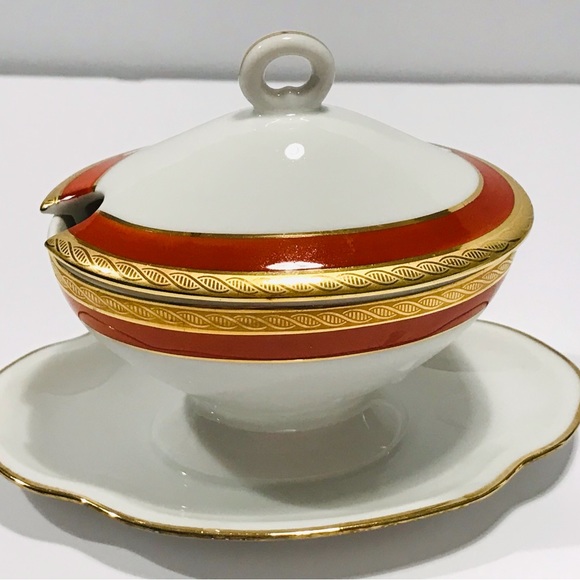 Richard Ginori | Dining | Vintage Mcm Richard Ginori Palermo Rust ...